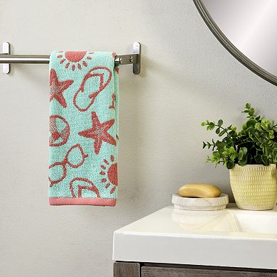 SKL Home Flip Flop Pop Hand Towel 2-Pack Set