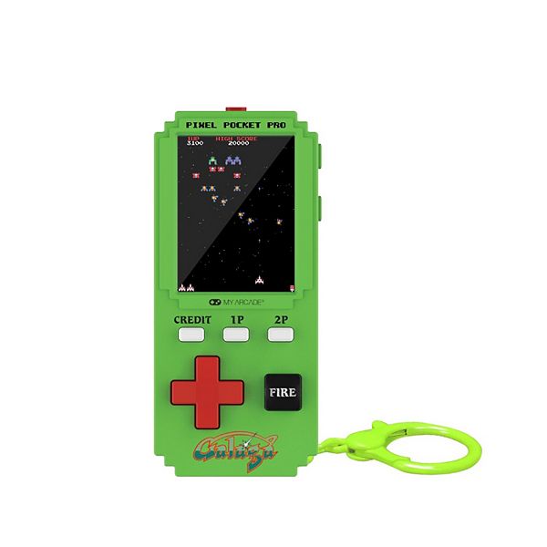 dreamGEAR My Arcade Galaga Pixel Pocket Pro Portable Handheld Gaming System