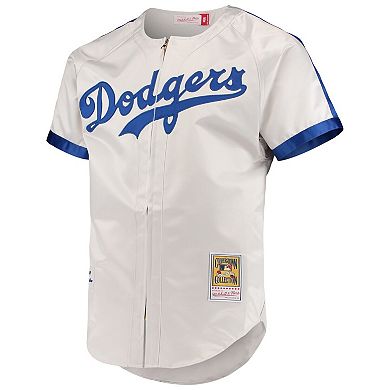 Men's Mitchell & Ness Jackie Robinson Gray Brooklyn Dodgers Cooperstown ...