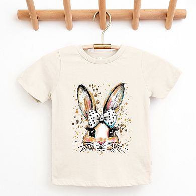 Coquette Bunny Dot Bow - Youth Short Sleeve Graphic T-Shirt