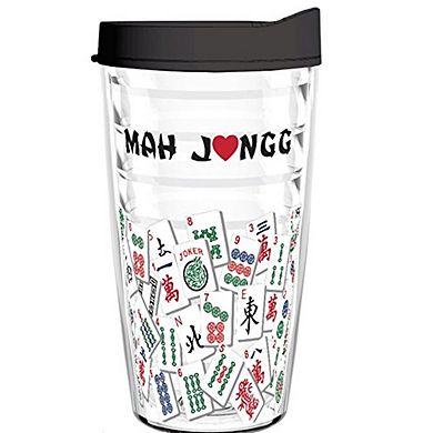Tumbler 16 oz Mah Jongg Tile Design Tritan Drinkware (4 pack 16oz ...