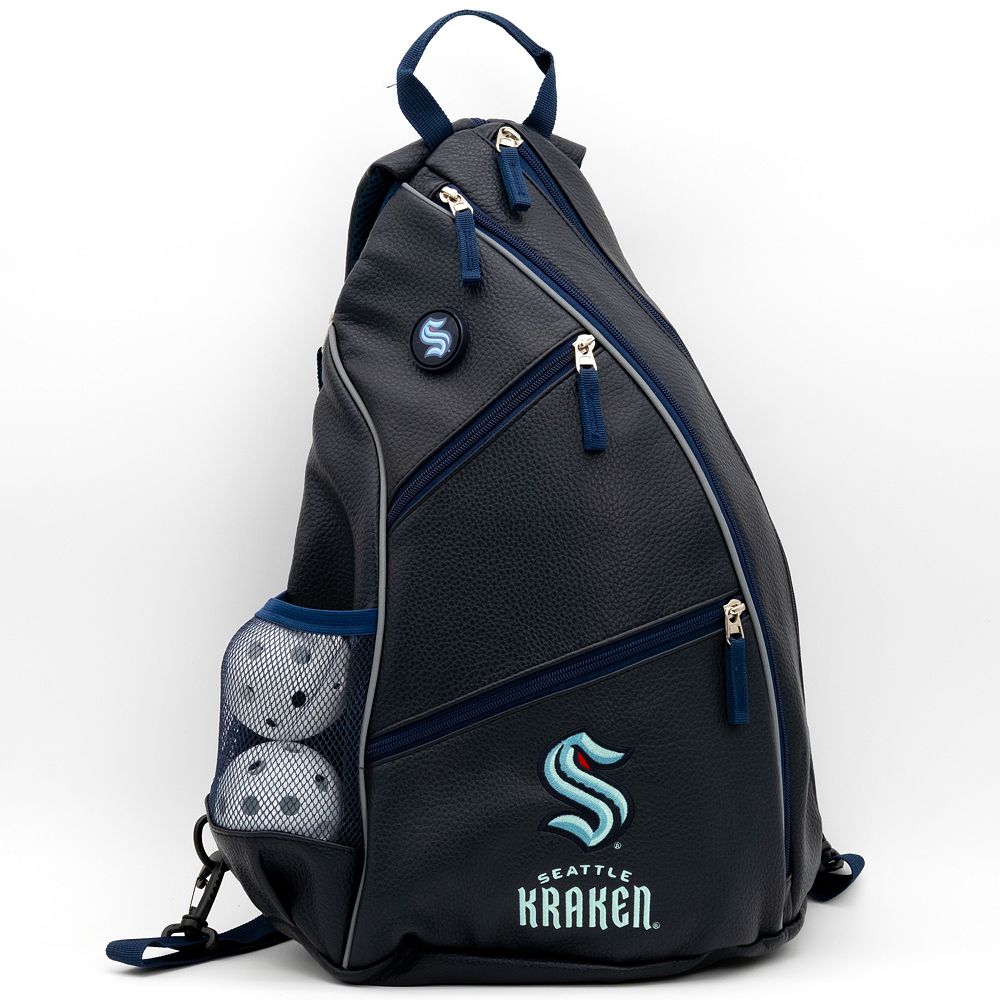 NHL Seattle Kraken Faux Leather Backpack