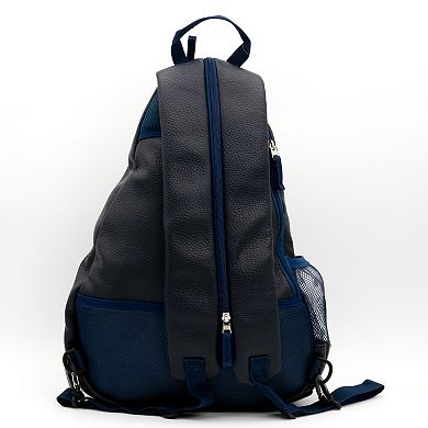 NHL Seattle Kraken Faux Leather Backpack