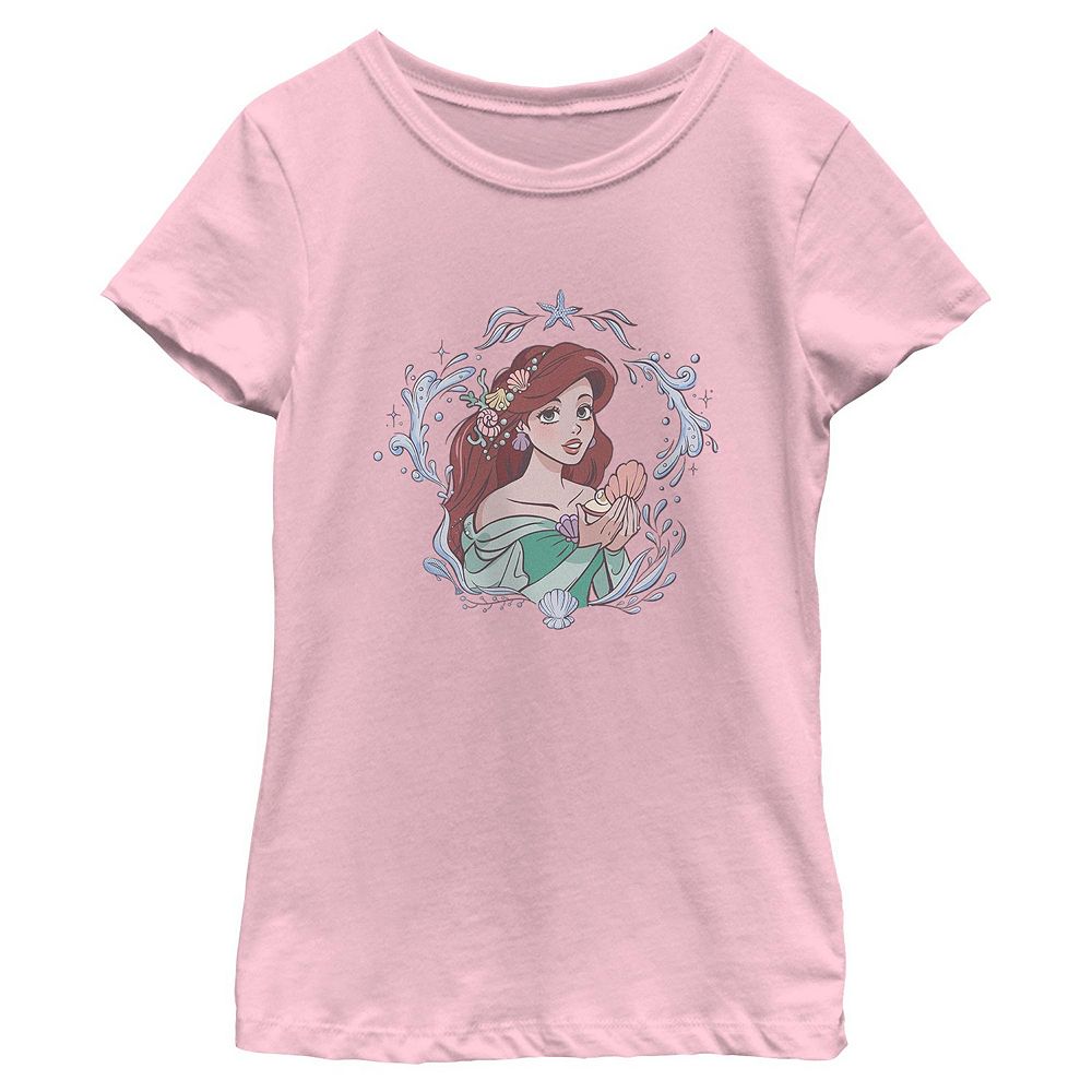 Girls 6-16 Disney's The Little Mermaid Ariel Sea Portrait Graphic Tee
