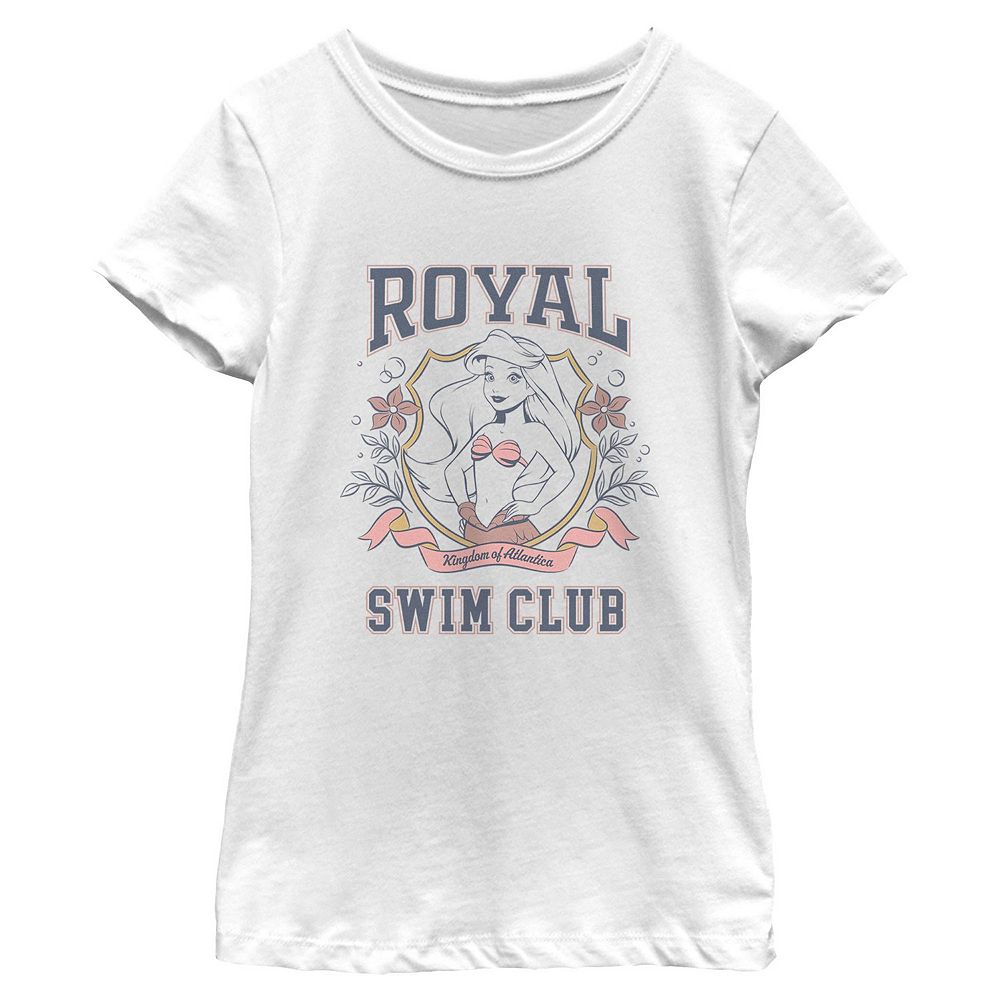 Girls 6-16 Disney's The Little Mermaid Royal Swim Club Graphic Tee