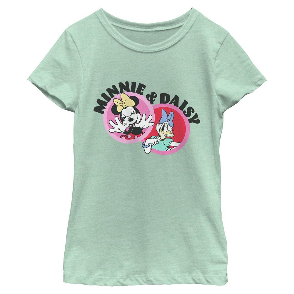 Girls 6-16 Disney's Minnie Mouse & Daisy Duck Circle Portraits Graphic Tee
