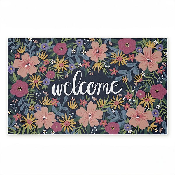 Stupell Home Decor Floral Abundance Entry Door Mat