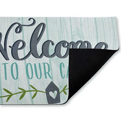 Stupell Home Decor Cabin Welcome Whimsical Script Door Mat