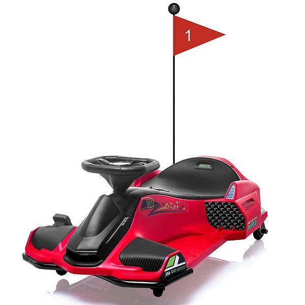 24V Kids Electric Ride-On Drift Car, Variable Speed up to 7.5 MPH ...