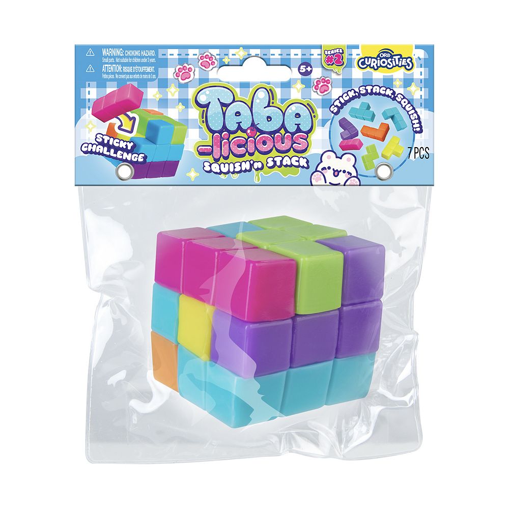 Taba-licious Squish N Stack 7-Piece Sticky Challenge Toy