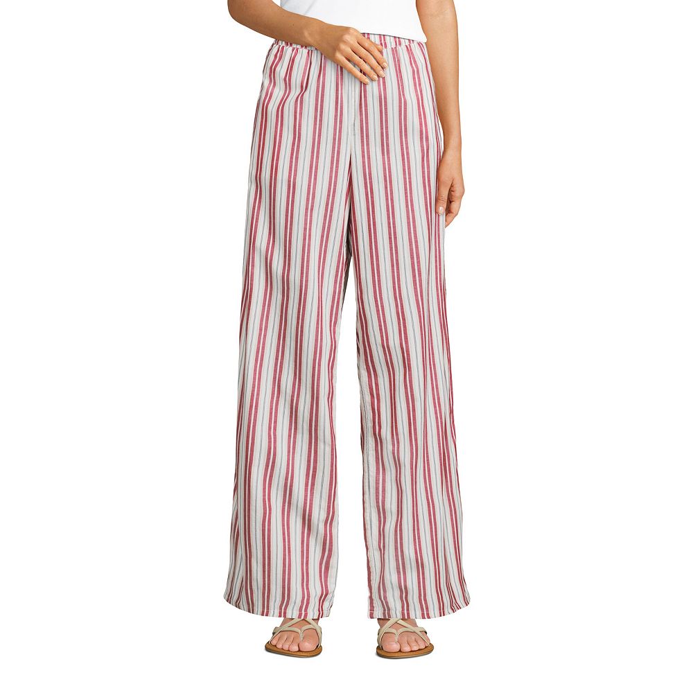 Women's Lands' End High Rise Extra Wide Leg Pants