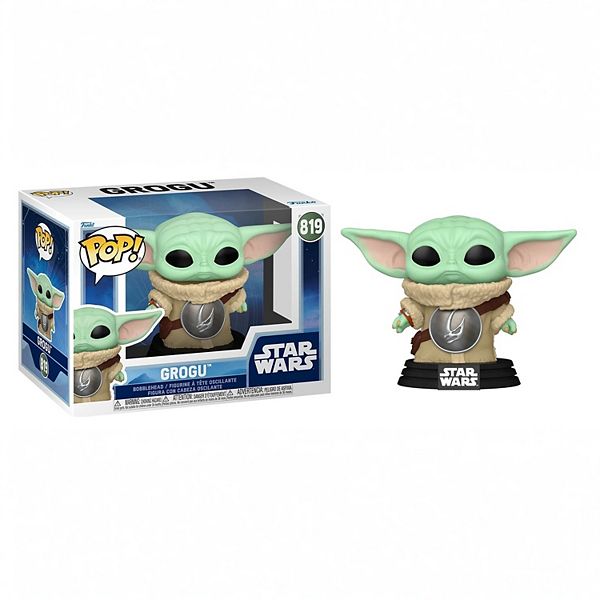Funko Pop! Star Wars, The Madalorian: Grogu w Crest #819