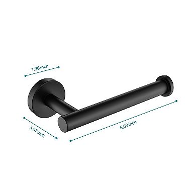 Set of 2 Metal Toilet Paper Holder Wall Mounted, Half-Open Design for ...