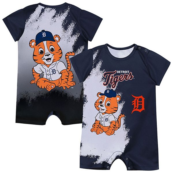 Infant Outerstuff Navy Detroit Tigers Baby Mascot Bodysuit