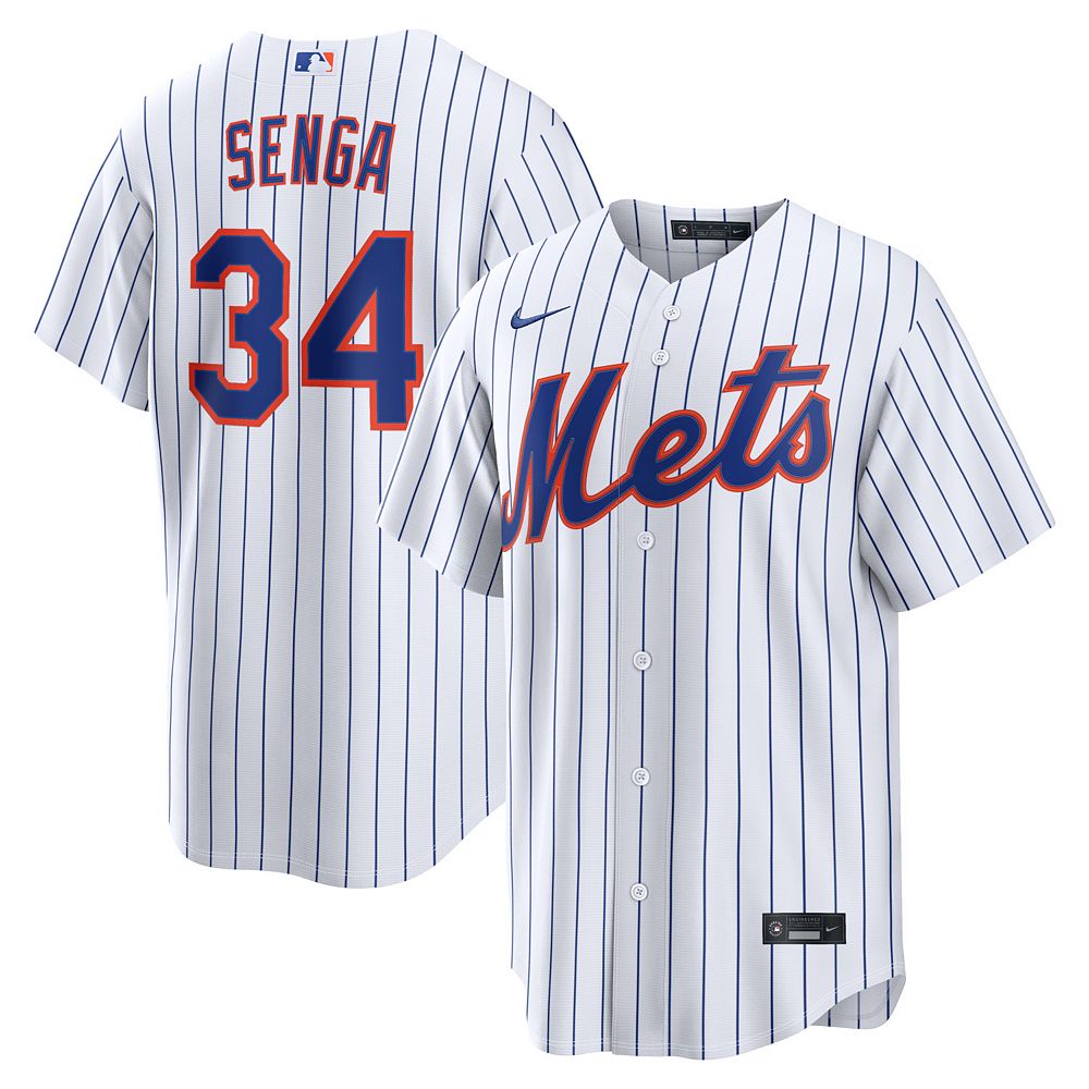 Men's Nike Kodai Senga White New York Mets Home Replica Jersey
