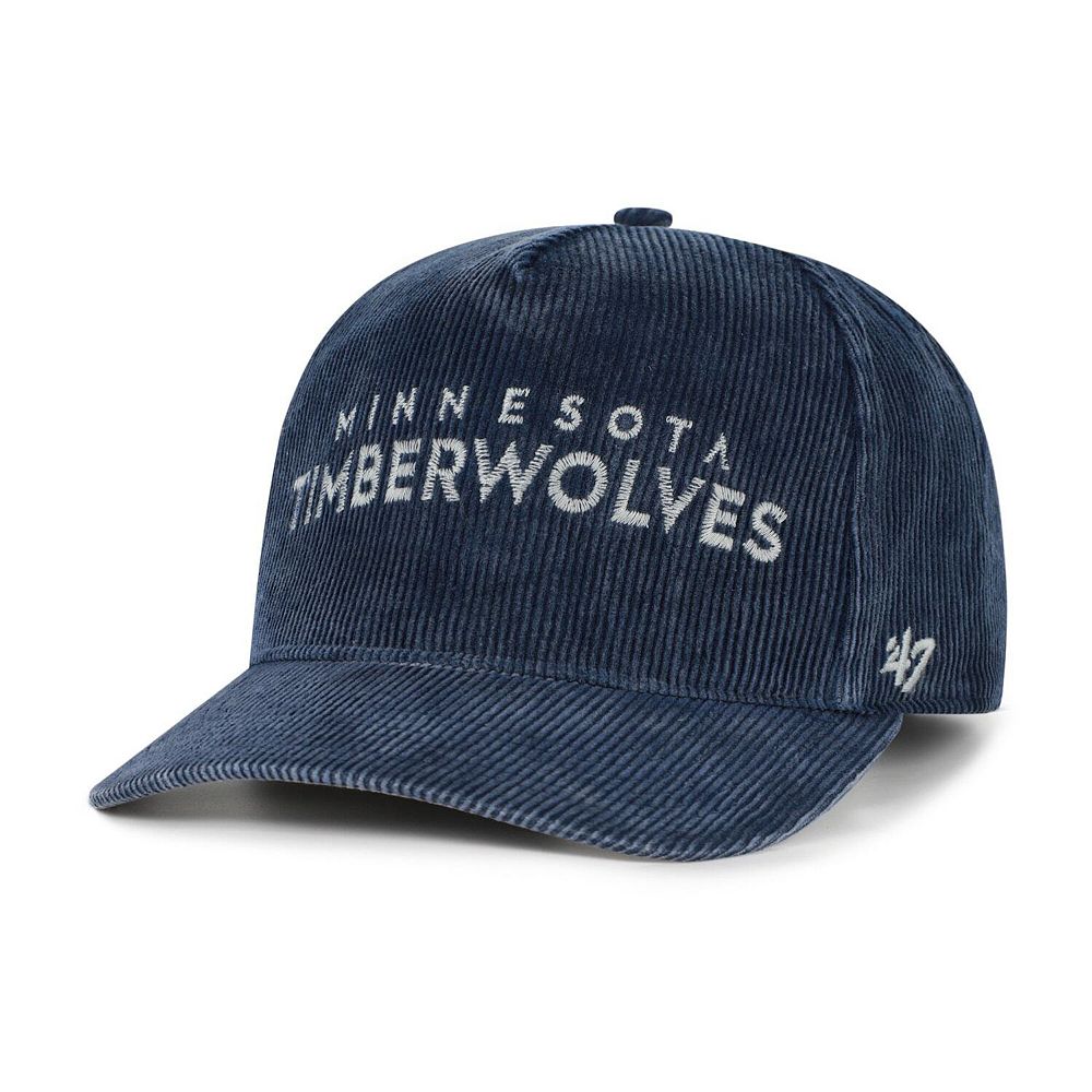 Men's '47 Navy Minnesota Timberwolves Reclaim Snow Wash Corduroy ...