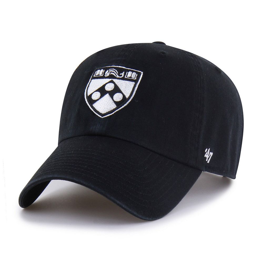 Men's '47 Black Pennsylvania Quakers Clean Up Adjustable Hat