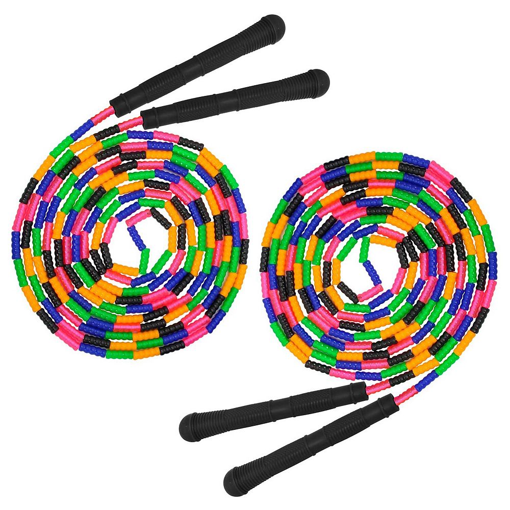 Long Jump Rope Double Dutch Soft Beaded Skipping Plastic Segmented ...