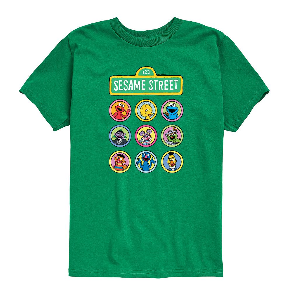 Toddler Boy Sesame Street Character Grid Graphic Tee