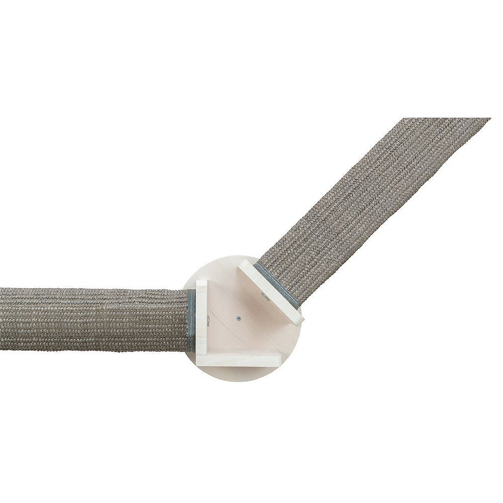 Wall Set 4 Wall Mounted Cat Perch System with 2 Sisal Scratching Posts
