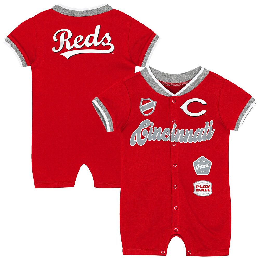 Infant Outerstuff Red Cincinnati Reds Pinch Coverall