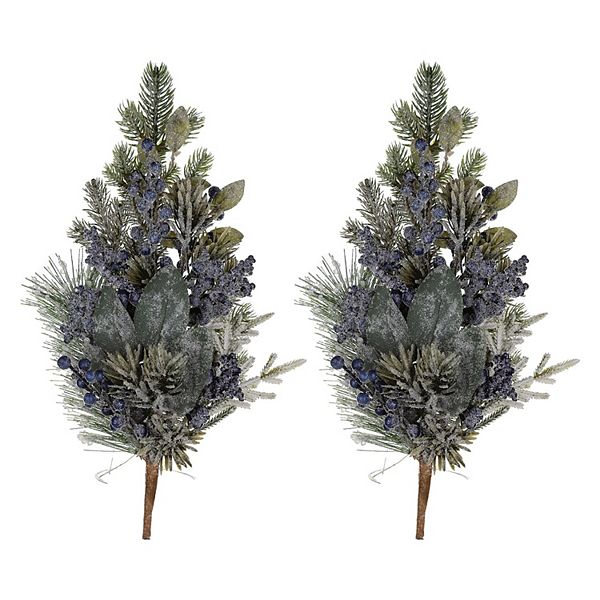 Set of 2 Pine Sprays for Wreaths, Garlands, Holiday and Christmas Home ...