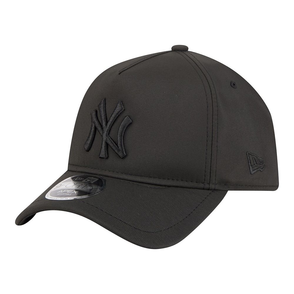 Men's New Era Black New York Yankees Injection Apex 9FORTY Adjustable Hat