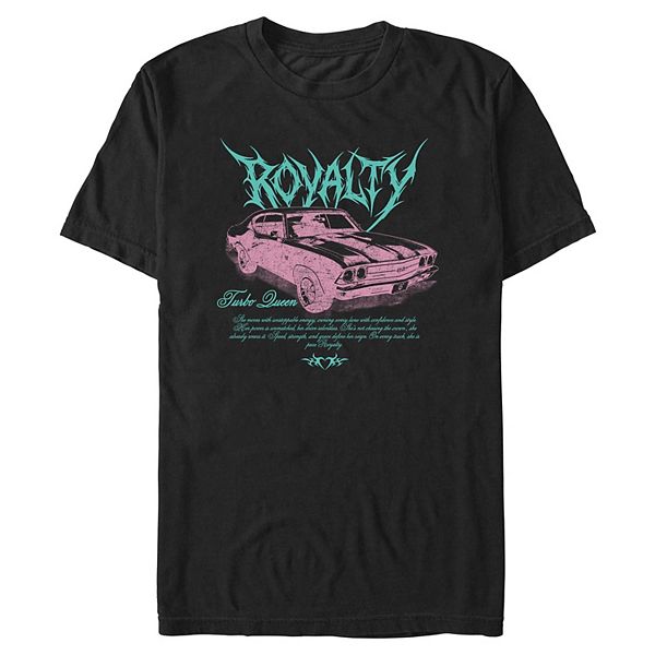 Big & Tall Royalty Turbo Queen Graphic Tee