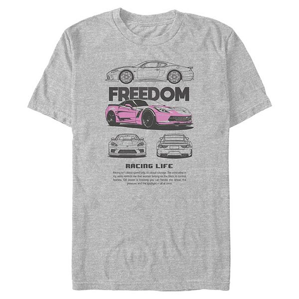 Big & Tall Freedom Racing Life Graphic Tee