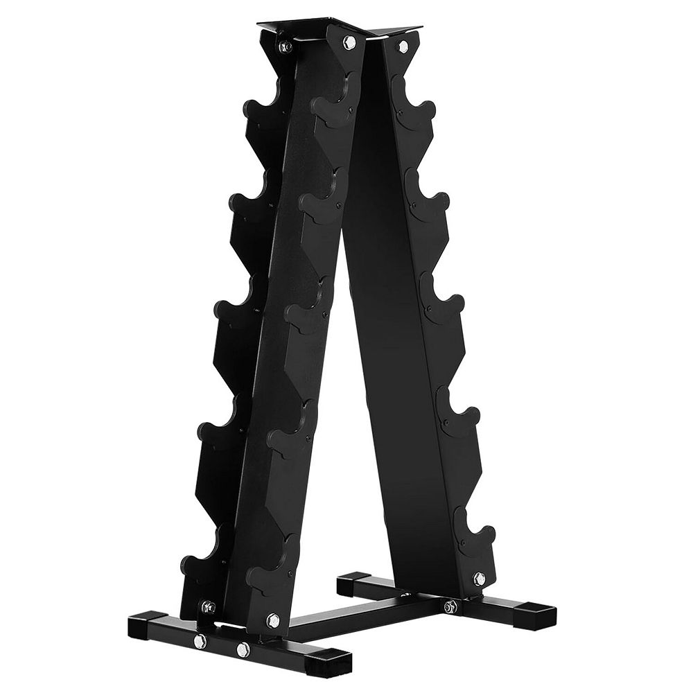 5-Tier Dumbbell Rack, Heavy Duty Q235 Carbon Steel Weight Storage ...