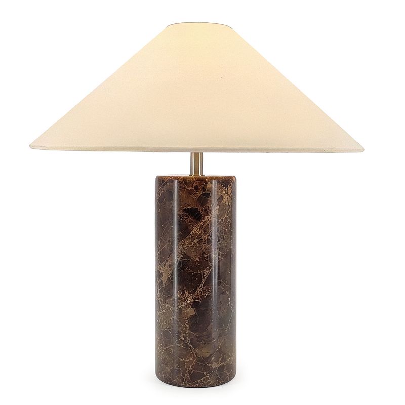 Runo LED Table Lamp with Marble Base and Shade