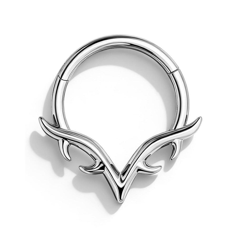 V Shape Septum Ring 16G