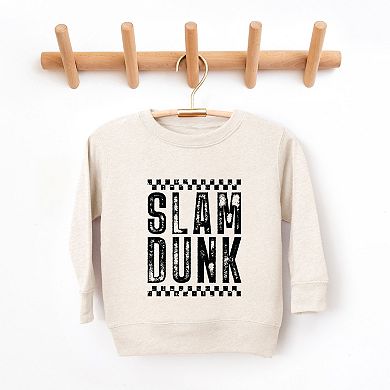Slam Dunk Checkered Distressed - Youth Graphic Sweatshirt
