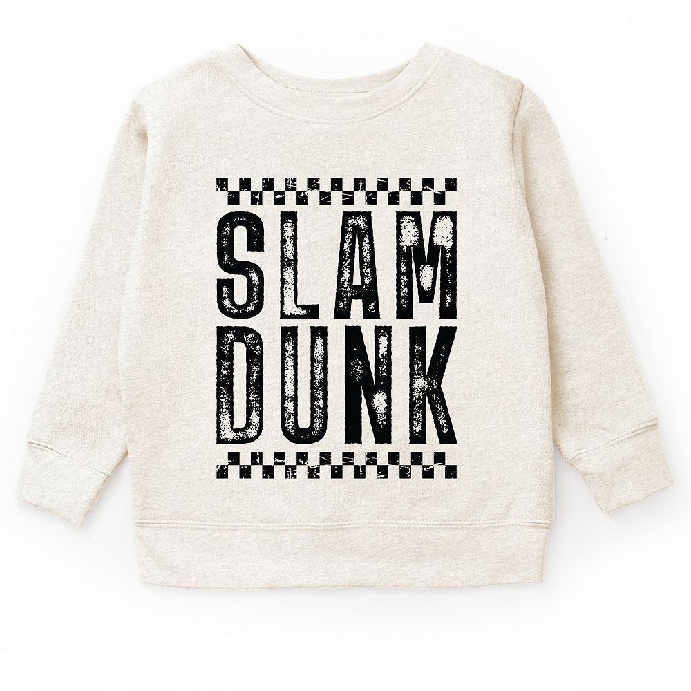Slam Dunk Checkered Distressed - Youth Graphic Sweatshirt