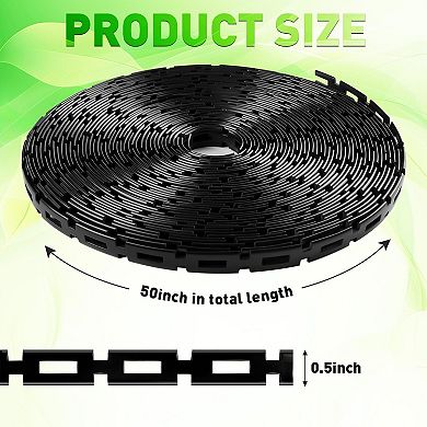 1 Roll 50 Foot Tree Tie Strap 0.5 Inch Wide Adjustable Hook Loop ...