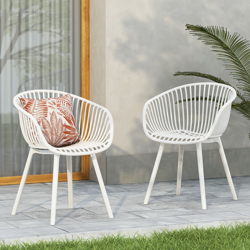 KWPZQEB 2PCS Mykonos Chair, Minimalist All-Weather Outdoor Chair with ...