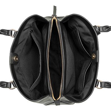 Nine West Lakelyn Triple Compartment Satchel Bag