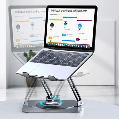 Swiveling Protection Design Slim Laptop Stand