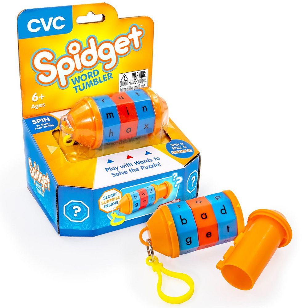 Junior Learning Spidget Word Tumbler CVC Interactive Phonics Spelling Toy