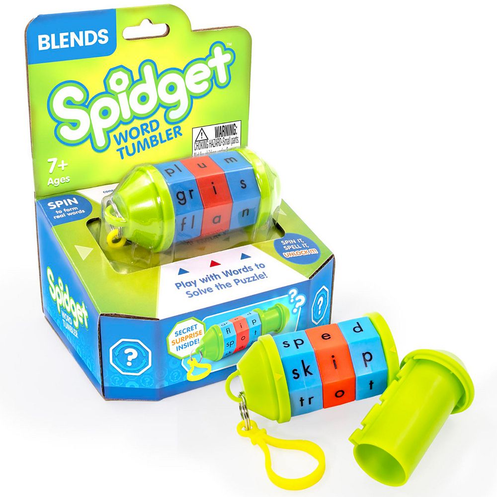 Junior Learning Spidget Word Tumbler Interactive Phonics Spelling Toy