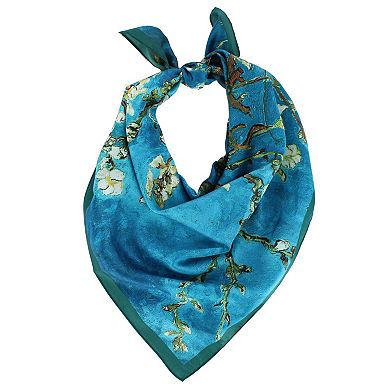 The Magic Scarf Company Women's Van Gogh Almond Blossoms Print Silky ...