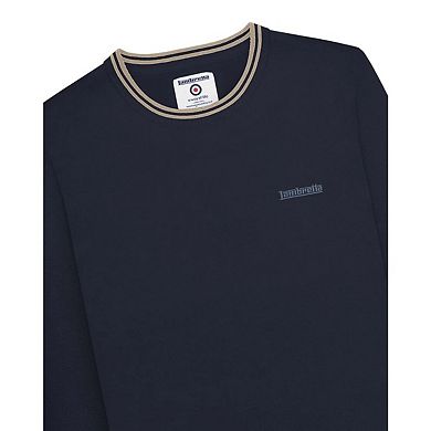 Lambretta Mens Tipped Knitted Jumper