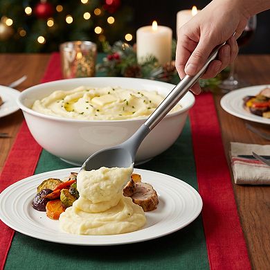 1 Pcs Cooking Spoon Silicone Spoon Safe for Non Stick Cookware Heat ...