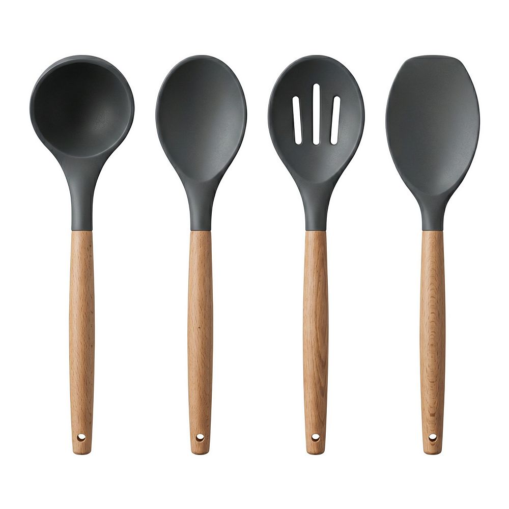 4 Pcs Cooking Utensil Set Stainless Steel Kitchen Utensils Cooking ...