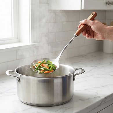 1 Pcs Cooking Spoon Stainless Steel Spoon for Non Stick Cookware Heat ...