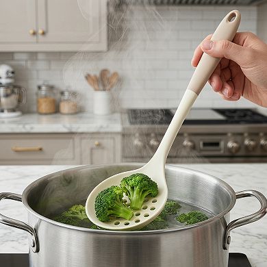 1 Pcs Cooking Spoon Silicone Spoon for Non Stick Cookware Heat ...