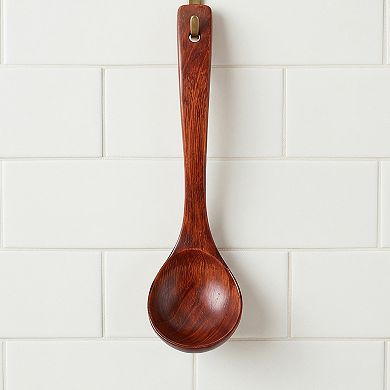 Cooking Spoon Brown Wood Spoon for Non Stick Heat Resistant Kitchen ...