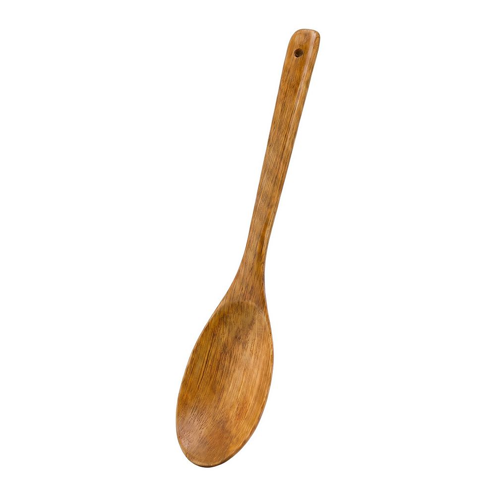 1 Pcs Wood Spoon Gentle on Non Stick Pans Heat Resistant With Handle ...