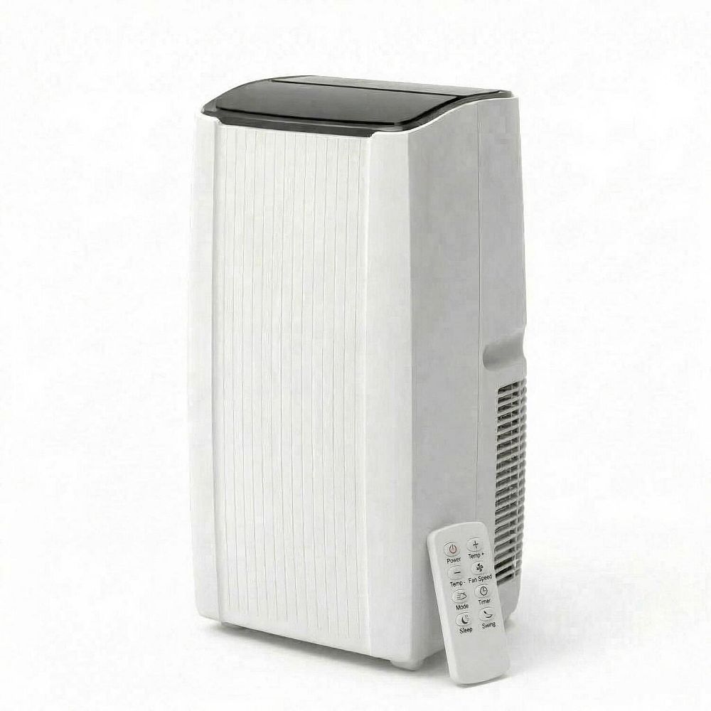 14000 BTU 3-in-1 Portable Air Conditioner, Mobile AC with Cool, Fan ...