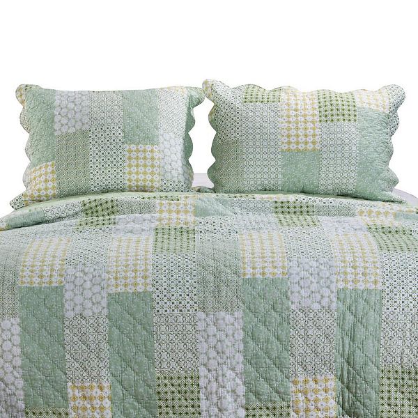 Juniper Geometric Patterns in Natural Colors and Classic Motifs Pillow Sham